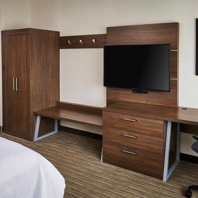 Chine Design de meubles de chambre d'hôtel haut de gamme Armoire en bois sur mesure de style moderne à vendre