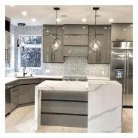 Quality Solid Maple Wood Modern White Shaker Kitchen Cabinets in Custom Simple Design Flat Pack for sale