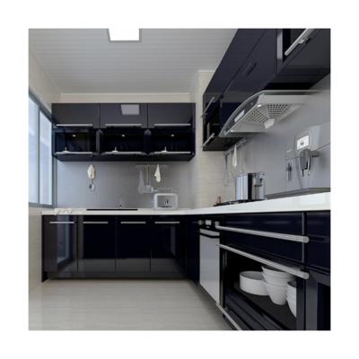 China Design de porta de laca moderna da YALIG para armários de cozinha de madeira à prova de água e fogo à venda