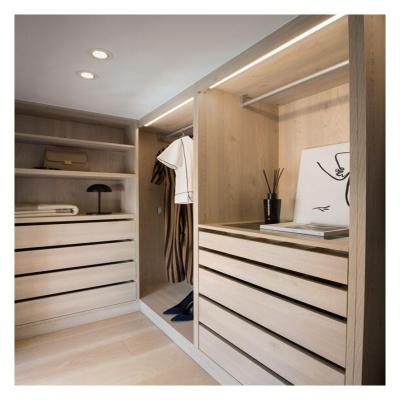 Chine Conception contemporaine Panneau de porte en verre noir Armoire de chambre en bois massif pour appartement à vendre