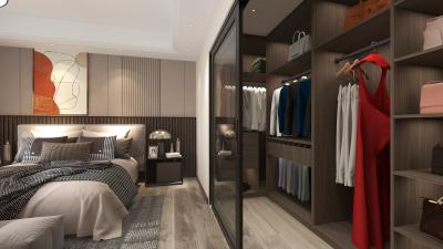 Chine Résistance à l'humidité Générale Chambre en bois Armoire pour meubles de maison à vendre