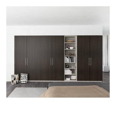 Meubles de chambre portable Armoire personnalisée ouverte pour les placards de placage de villa moderne