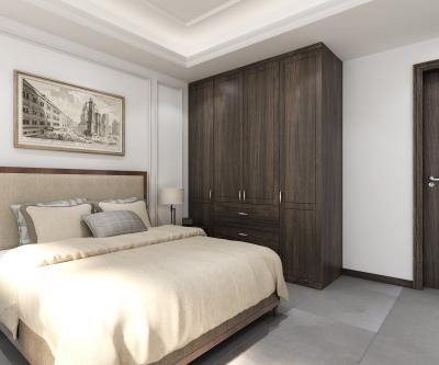 Chine Vêtements en bois Armoire personnalisée Design moderne de luxe YALIG Meubles de chambre d'hôtel Armoire à vendre