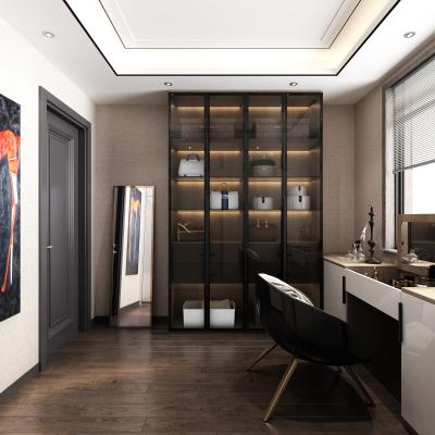 Chine Vêtements en bois Armoire personnalisée Design moderne de luxe YALIG Meubles de chambre d'hôtel Armoire à vendre