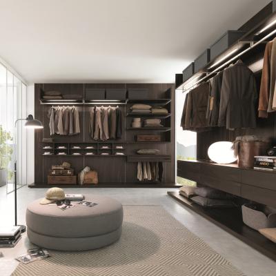 Chine Vêtements en bois Armoire personnalisée Design moderne de luxe YALIG Meubles de chambre d'hôtel Armoire à vendre
