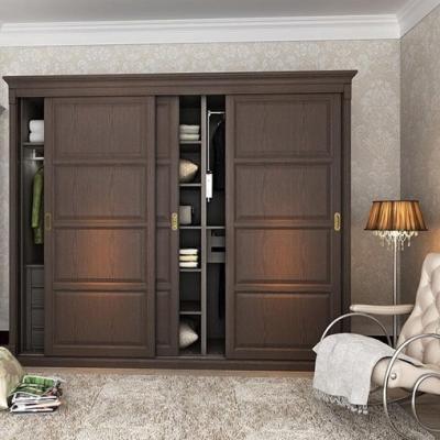 Chine Meubles de chambre personnalisés Armoire en bois avec deux et trois portes par YALIG à vendre