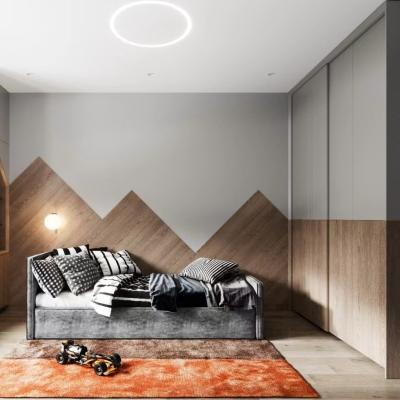 Chine Meubles de chambre personnalisés Armoire en bois avec deux et trois portes par YALIG à vendre