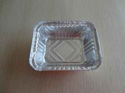 Cina Contenitori asportabili d'argento del di alluminio di FDA di rettangolo per i pasti pronti congelati in vendita