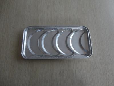 Cina Rettangolo eliminabile dei vassoi di cottura della stagnola della multi cavità per spessore dei croissant 0.07mm in vendita