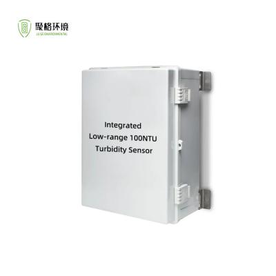China Low Range 100NTU Digital Turbidity Sensor For Drinking Water Integrated Flow Type for sale