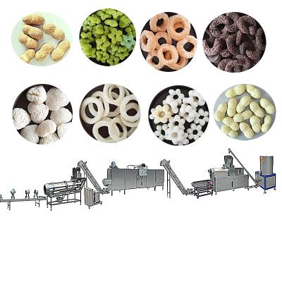 China Food Processing Units 250kg/h Popular Corn Flour Extruding Machine for Snack Production for sale