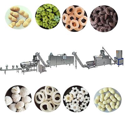 China Farms Customized Corn Extruding Machine Production Line for Puffing of Leisure Snacks for sale