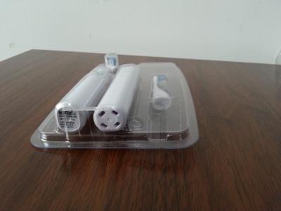China electronic toothbrush Transparent PET PVC APET GAG APEG packing clamshell for sale