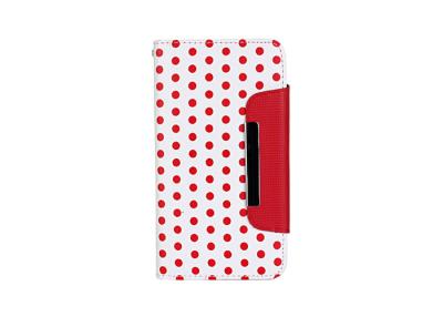 China Multifunctional Scratch Resistant Phone Case Dustproof Red Spots On White for sale