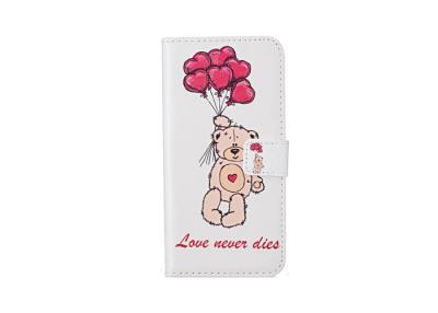 China El oso del globo personalizó el tipo material de la cartera del tirón de Tpu de los casos de Smartphone en venta