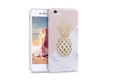 Cina Di stampa UV dell'oro dell'ananas di Iphone del pc del telefono della cassa copertura adorabile indietro in vendita