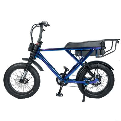 중국 강력한 500w 750w 1000w E 자전거 최대 속도 50km/h 48V 전압 스노우 비치 및 더 많은 판매용