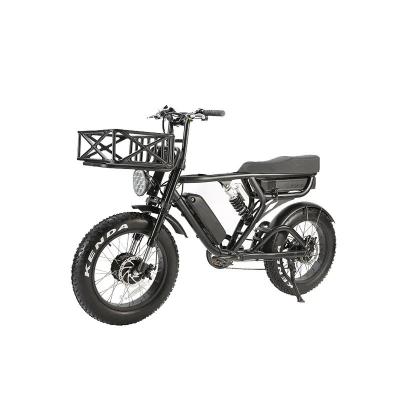중국 남성용 전기 지방 자전거 성인용 고전력 1000w 맞춤형 컬러 알로이 프레임 Fatbike 판매용