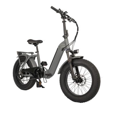 중국 알루미늄 합금 프레임 이동 전기 자전거 48V 500W 접이식 자전거 판매용