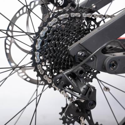 Chine 26 pouces 1000W Moteur à traction moyenne Vélo de montagne électrique en fibre de carbone avec frein à disque à vendre