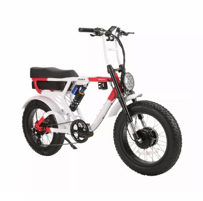 중국 26인치 E바이크 13ah 배터리 용량 중부 서스펜션과 1000W Bafang 듀얼 모터 판매용