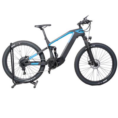 Chine Vélo de montagne électrique à haute teneur en fibres de carbone avec moteur central 48V 500W Bafang Mid Drive à vendre