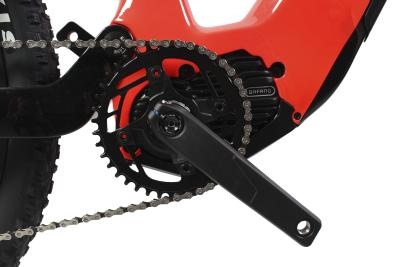 Chine Cadre en fibre de carbone personnalisé Couleur vélo de montagne électrique avec moteur Bafang Mid 120N.M à vendre