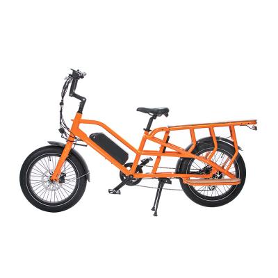 Κίνα 500W-1000W Δύο τροχούς φορτηγό ηλεκτρικό ποδήλατο με διπλές μπαταρίες 48V πίσω κινητήρα Hub προς πώληση