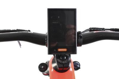 Chine Cadre en fibre de carbone personnalisé Couleur vélo de montagne électrique avec moteur Bafang Mid 120N.M à vendre