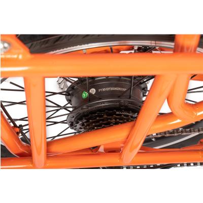 Κίνα 500W-1000W Ηλεκτρικά φορτηγά ποδήλατα με μακρά ουρά OEM Red Cargo Ebike και διπλές μπαταρίες προς πώληση