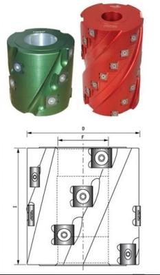 Cina Testa da taglio mutevole shaper elicoidale con corpo in alluminio per lavorazione del legno in vendita