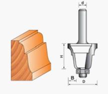 Cina Il router di modellatura del CTT del pezzo del fronte del carburo di tungsteno del Micro-grano del acciaio al carbonio 45# ha morso LC2201 in vendita
