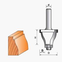 Cina Affronti il router di modellatura del CTT del carburo di tungsteno del Micro-grano del pezzo pungente per la falegnameria LC2206 in vendita