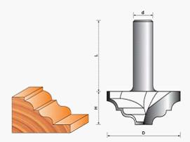 Cina router classico del CTT del pezzo di immersione del carburo di tungsteno del Micro-grano pungente per falegnameria LC5031 in vendita
