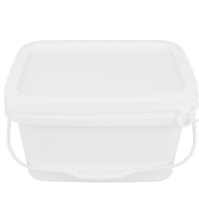 China 1.2 Kg Contenedor de plástico cuadrado hecho con 100% de materias primas PP en venta