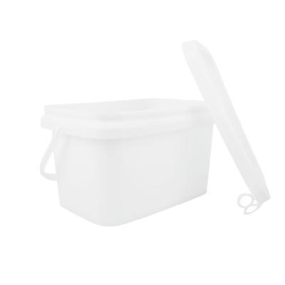 China 1.2 Kg Contenedor de plástico cuadrado hecho con 100% de materias primas PP en venta