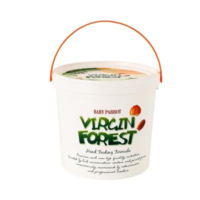 China 1L Plastic Bucket 32oz Ice Cream Tub with Lids,Cracker Keeper, Freezer Food Storage Containers for sale