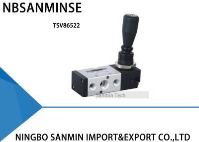 중국 G 1/4" 3방향 자물쇠 유형 압축 공기를 넣은 기계적인 벨브 손 잡아당기기 벨브 2 위치 5 방법 2 위치 판매용