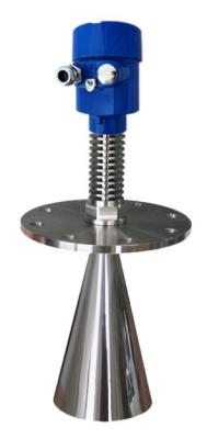 중국 6.8GHz 고온 4-20mA 출력 35 미터 수분 측정용 호른 안테나의 레이더 레벨 송신기 판매용