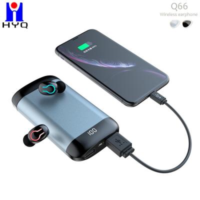 Cina Cassa 90db Tws vero Earbuds senza fili del metallo dell'OEM con la Banca di potere in vendita
