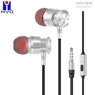 Cina Il metallo IPX4 ha fissato le cuffie con rumore del microfono che isola 3.5mm Jack Ear Buds in vendita