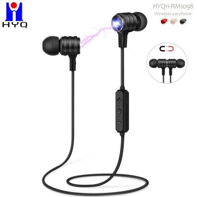 Cina Trasduttore auricolare stereo senza fili del collo con l'orecchio in- Earbuds di Bluetooth di sport magnetici della cuffia avricolare in vendita