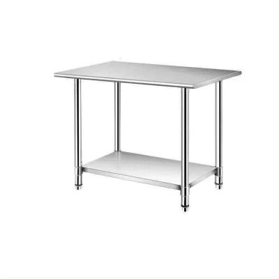 OEM Stainless Steel Kitchen Table Commercial Work Tables Adjustable Height