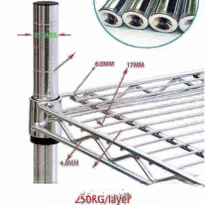 Upgrade Your Living Room with Stainless Steel 3 Tier DIY Chrome Metal Wire