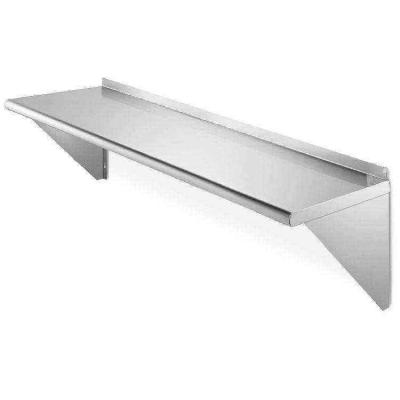 Customized Stainless Steel Kitchen Wall Mount Shelf Rack For Dish Storage In
