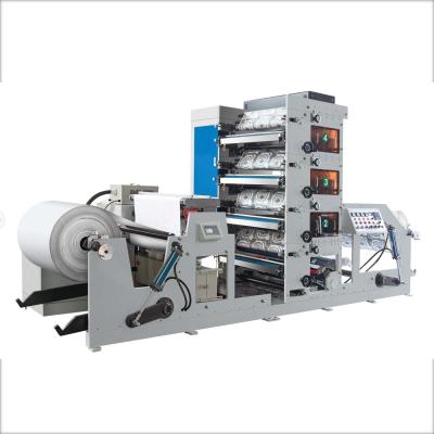 Chine couleur de la machine d'impression de sac de papier de 850mm 4 avec le cylindre d'Anilox à vendre