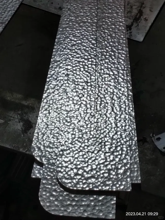 Hammered Metal Sheet 304 316 Stainless Steel Sheet Cladding for Wall Claading or Ceiling Panel