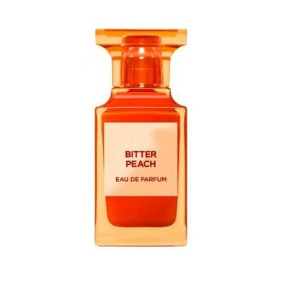 China Office 100ml Bitter Peach Perfume Cologne For Men Perfume Branded Eau De Cologne Perfume Orange Bottle For Men Woman for sale
