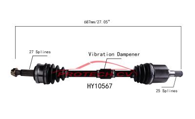 Cina HY10567 unità ESTREMA stridente di forgia fredda del tempo di tecnologia della trasformazione dello stivale del cv Axle Assembly Heavy Duty Clamp TPEE in vendita