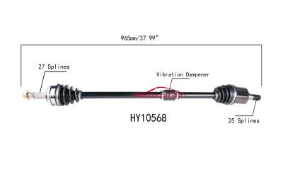 Cina HY10568 unità ESTREMA stridente di forgia fredda del tempo di tecnologia della trasformazione dello stivale del cv Axle Assembly Heavy Duty Clamp TPEE in vendita